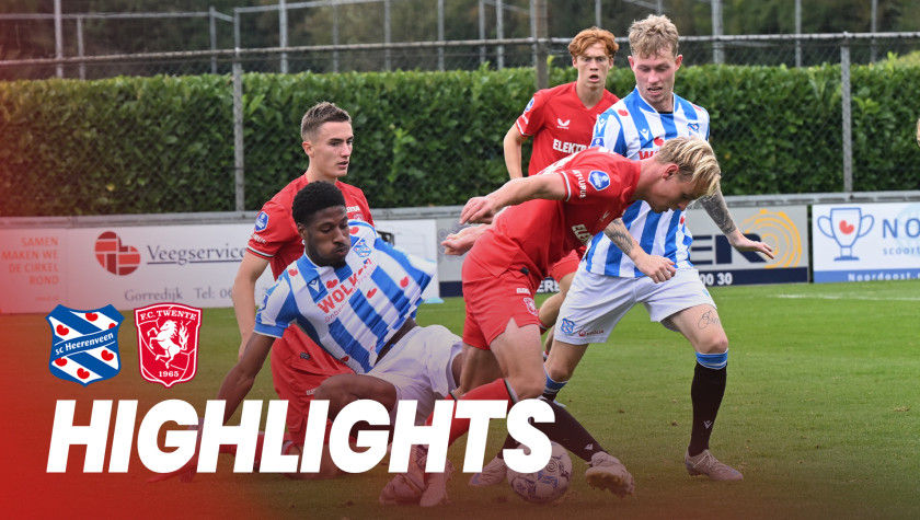 FC Twente speelt gelijk in oefenduel met sc Heerenveen