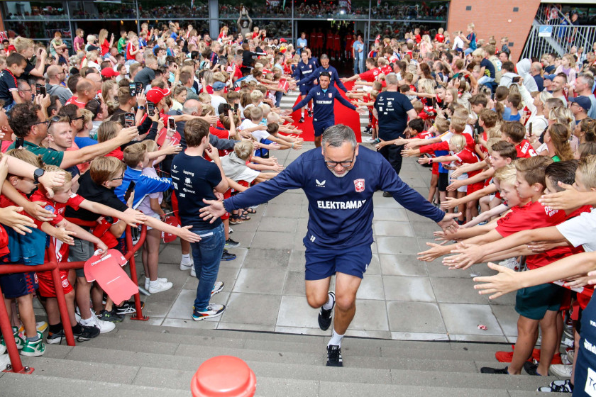 Open Dag: Spelerspresentatie in beeld