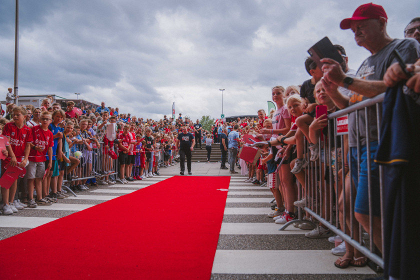 Open Dag: Spelerspresentatie in beeld