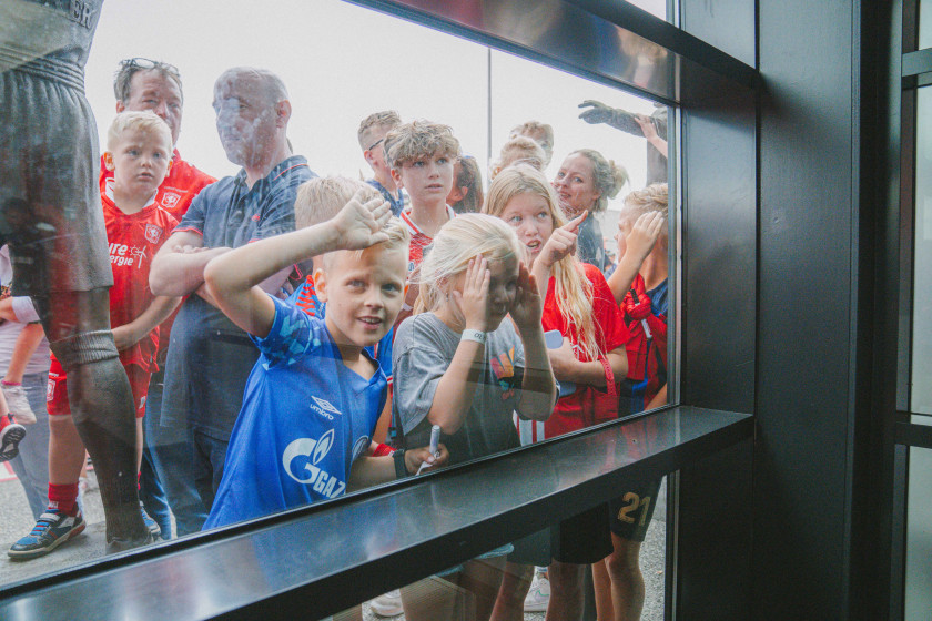 Open Dag: Spelerspresentatie in beeld